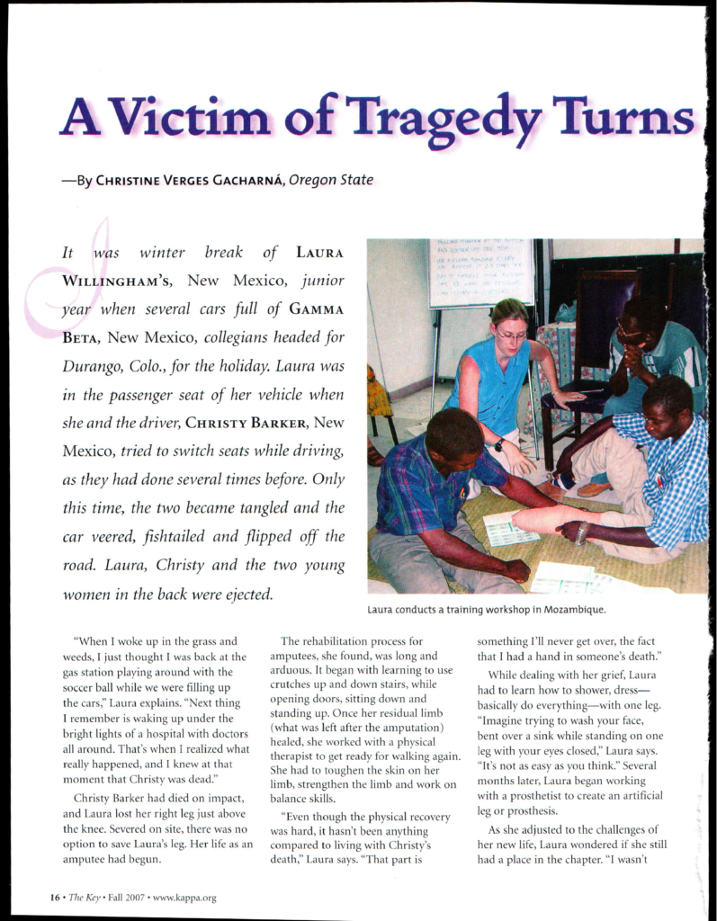 A Victim of Tragedy Turns Pain into Hope - live, love, relive